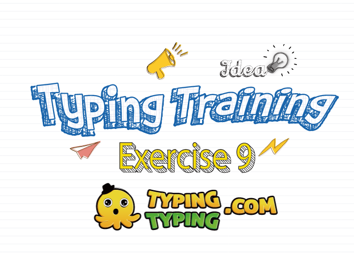 Typing Training: Exercise 9 - TypingTyping